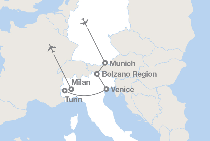 Road Map Of Germany And Italy - United States Map